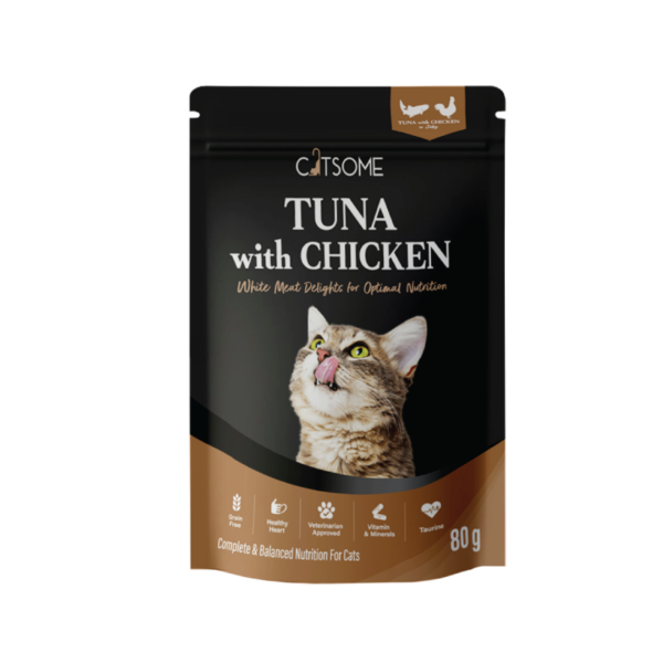 Catsome Grain Free Tuna With Chicken Pouch – Dogsome Catsome