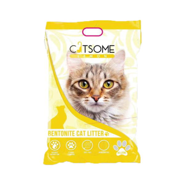 Catsome Bentonite Cat Litter Lemon – Dogsome Catsome