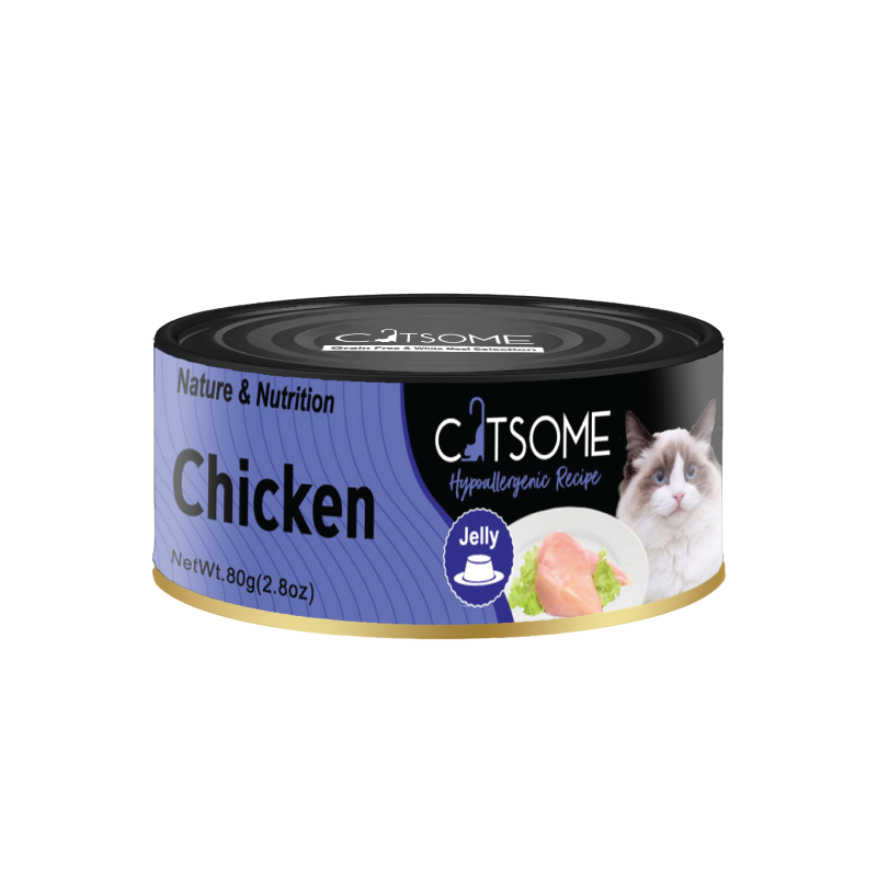 Catsome Grain Free Chicken Cat Canned Food Jelly – Dogsome Catsome